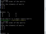 C Program To Check For Magic Square Matrix