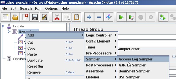 Access Log Sampler | Jmeter