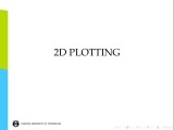 Ppt 2d Plotting Basic Plotting Plot 1 2 3 4 1 2 1 2 All