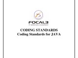 Pdf Coding Standards Coding Standards For Java Focal3 Softw Are Pvt