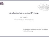 Ppt Analyzing Data Using Python Eric Marsden Powerpoint