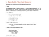 Pdf Data Structure In Python For Data Analytics Prof Zhang