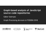 Ppt Graph Based Analysis Of Javascript Source Code Repositories