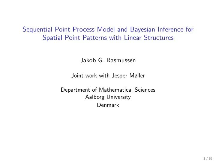 Ppt Sequential Point Process Model And Bayesian Inference For Spatial Powerpoint - Best Landscape Wallpapers in 8K