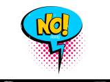 No Pop Art Comic Bubble Stock Vector Images Alamy