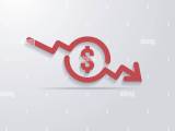 Dollar Arrow Decrease Icon Money Arrow Symbol Economy Stretching