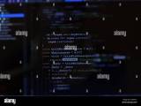 Software Developer Programming Code Program Script On Black Screen