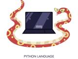 Python Code Language Sign Programming Coding And Developing Concept