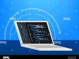 Digital Java Code Text Computer Software Coding Vector Concept