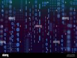 Digital Binary Code Background Matrix Background Hex Code Technology