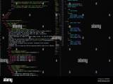 Developer Python Java Script Html Css Source Code On Monitor Screen