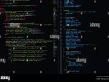Developer Python Java Script Html Css Source Code On Monitor Screen