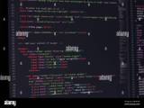 Developer Python Java Script Html Css Source Code On Monitor Screen