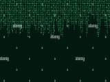 Green Tech Background Binary Code Cyber Texture Seamless Binary Code