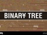 Binary Tree With Abstract Technology Binary Code Background Digital
