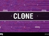 Clone With Digital Java Code Text Clone And Computer Software Coding