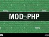 Mod Php With Abstract Technology Binary Code Background Digital Binary