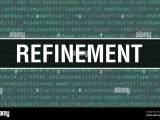 Refinement With Binary Code Digital Technology Background Abstract