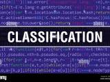 Classification With Binary Code Digital Technology Background Abstract