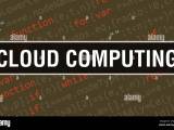 Cloud Computing Concept With Random Parts Of Program Code Cloud