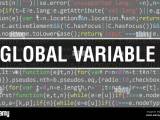 Global Variable With Binary Code Digital Technology Background