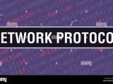 Network Protocol With Digital Java Code Text Network Protocol And