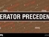 Operator Precedence Background Hi Res Stock Photography And Images Alamy