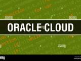 Oracle Cloud With Digital Java Code Text Oracle Cloud And Computer