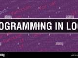 Programming In Logic With Abstract Technology Binary Code Background