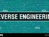 Reverse Engineering With Binary Code Digital Technology Background