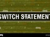Switch Statement With Digital Java Code Text Switch Statement And
