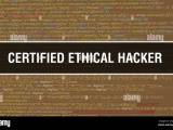 Certified Ethical Hacker With Digital Java Code Text Certified Ethical