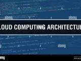 Cloud Computing Architecture Concept With Random Parts Of Program Code
