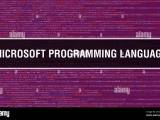 Microsoft Programming Language Image Hi Res Stock Photography And