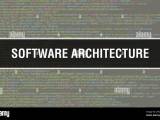 Software Architecture With Digital Java Code Text Software