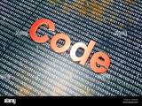 Coding Binary Code Matrix Binary Codes Matrixs Stock Photo Alamy