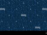 Blue Technology Background Binary Code Cyber Texture Seamless