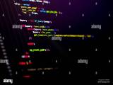 Compressed Colorful Code Background Web Programming With Javascript