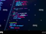 Compressed Colorful Code Background Web Programming With Javascript