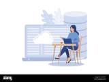 Big Data Programming Abstract Concept Vector Illustration Software