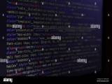 Computer Script Typing Work Programmer Typing New Lines Of Html Code