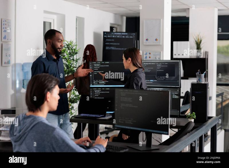 Database Programer Working On Html Script Code To Develop Program App Server Stock Image Image - Premium Sunset Image Gallery - Ultra HD