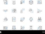 Web Developer Line Icons Collection Html Css Javascript Php Python