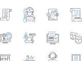 Programmer Line Icons Collection Debugging Java Coding Python