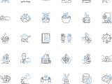 Software Programming Line Icons Collection Code Syntax Debugging