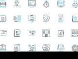 Software Coding Linear Icons Set Programming Algorithms Debugging