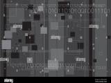 Computer Generated Digital Binary Code Technology Stock Vector Image