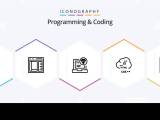 Programming And Coding 25 Line Icon Pack Including Coding Cloud