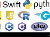 Set Of Most Popular Script And Programming Computer Languages Logos
