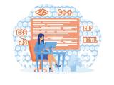 Programming And Engineering Development Girl Programmer Or Developer